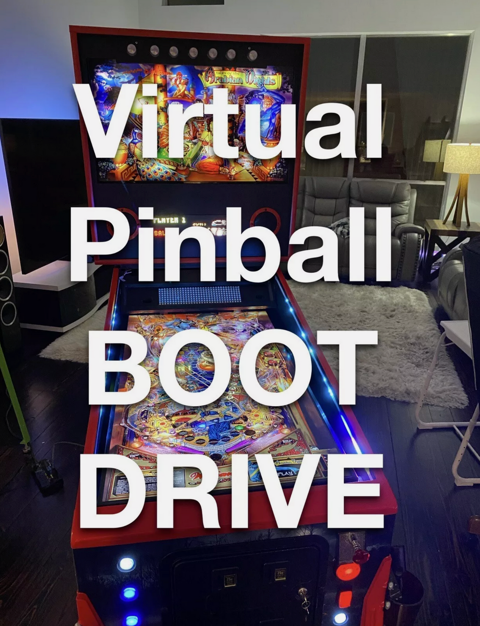 Virtual Pinball Boot Drive – Cave Arcades